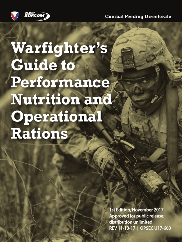 Warfighters Guide To Performance Nutrition and Operational Rations | PDF | Nutrition | Diet ...