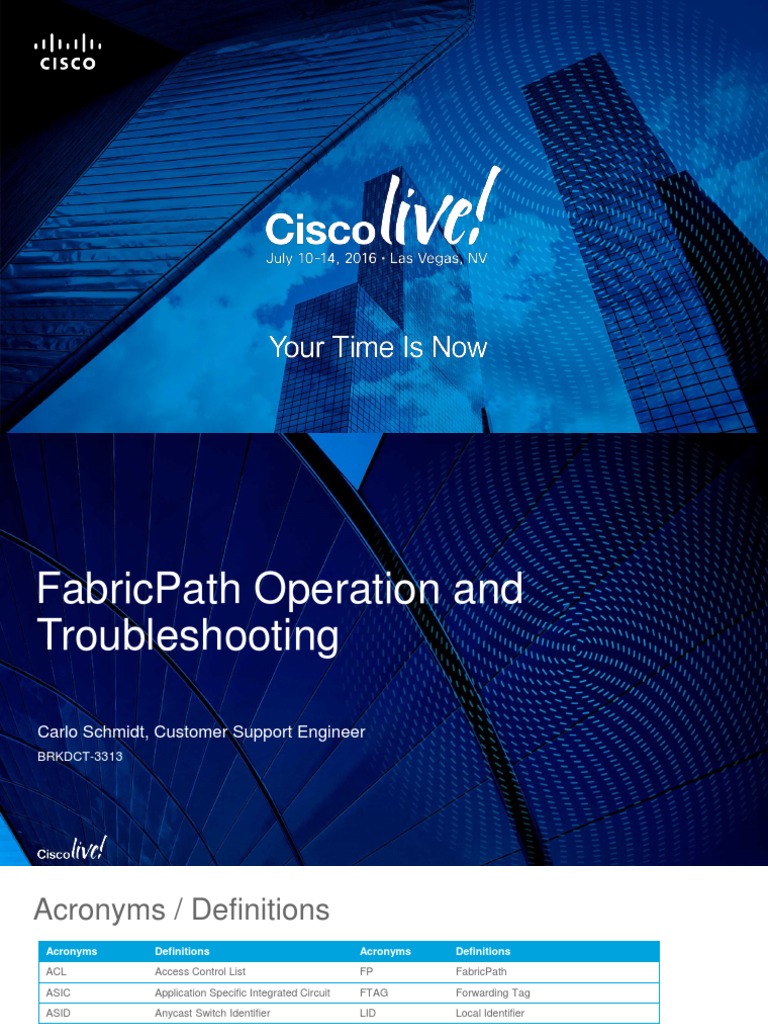 BRKDCT-3313 Fabricpath | PDF | Network Switch | Computer Network