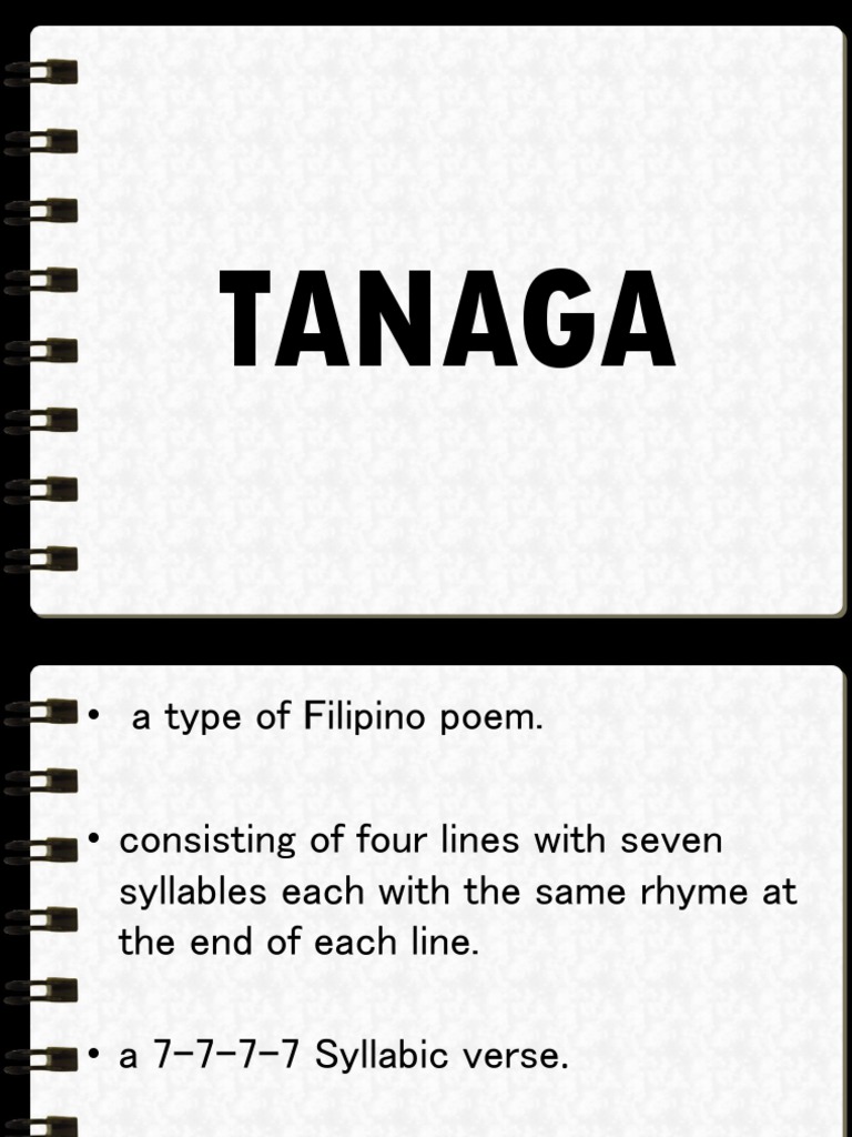 CW Tanaga | PDF | Poetry