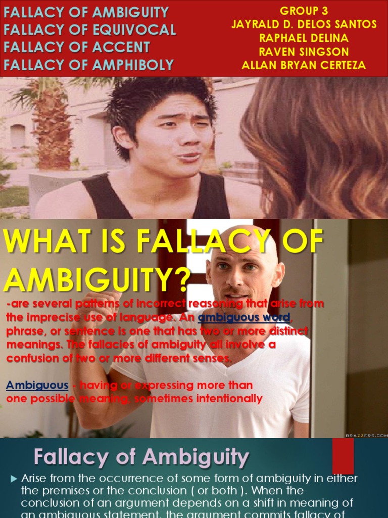Fallacy | PDF | Fallacy | Ambiguity
