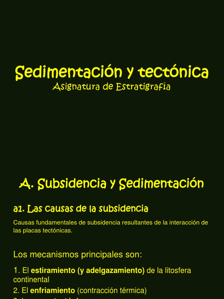 JJ. Sedimentacion y Tectonica Color Copia - en Grises | PDF | Tectónica ...