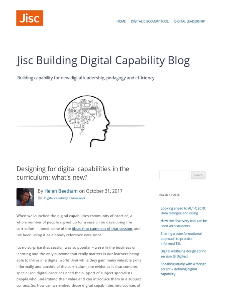 Jisc Building Digital Capability Blog: Designing For Digital ...