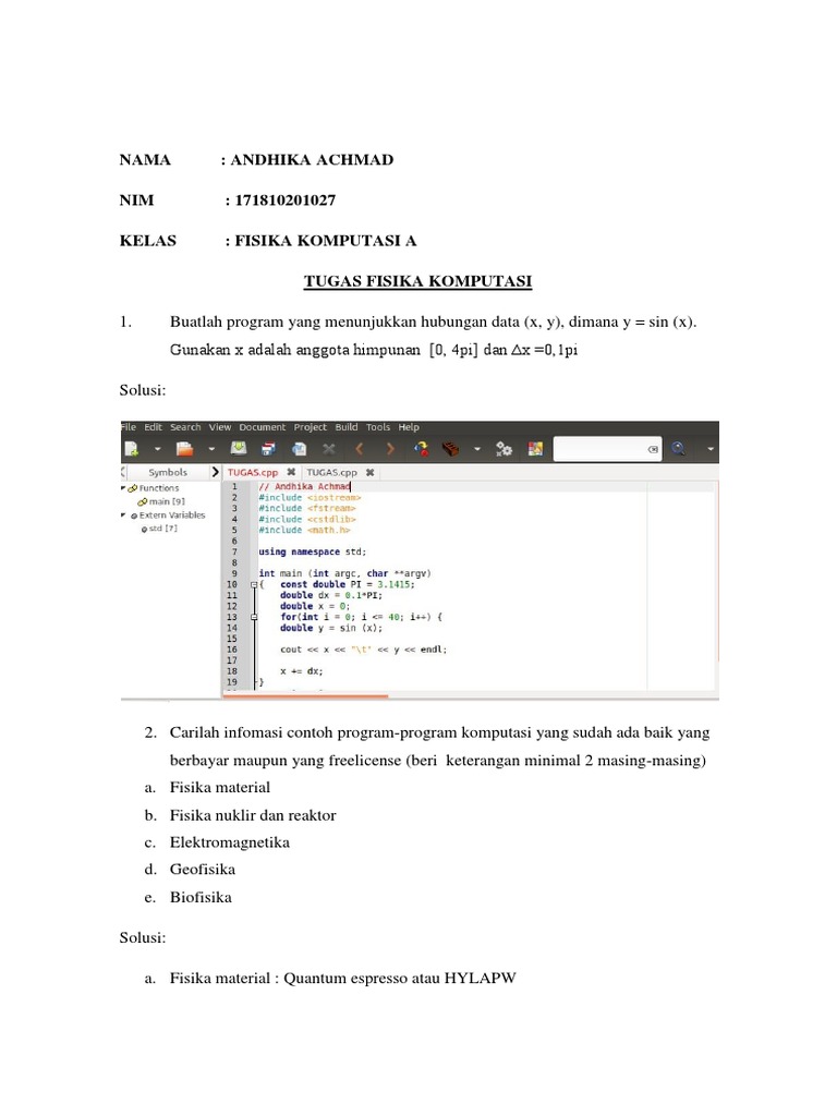 FIsika Komputasi | PDF