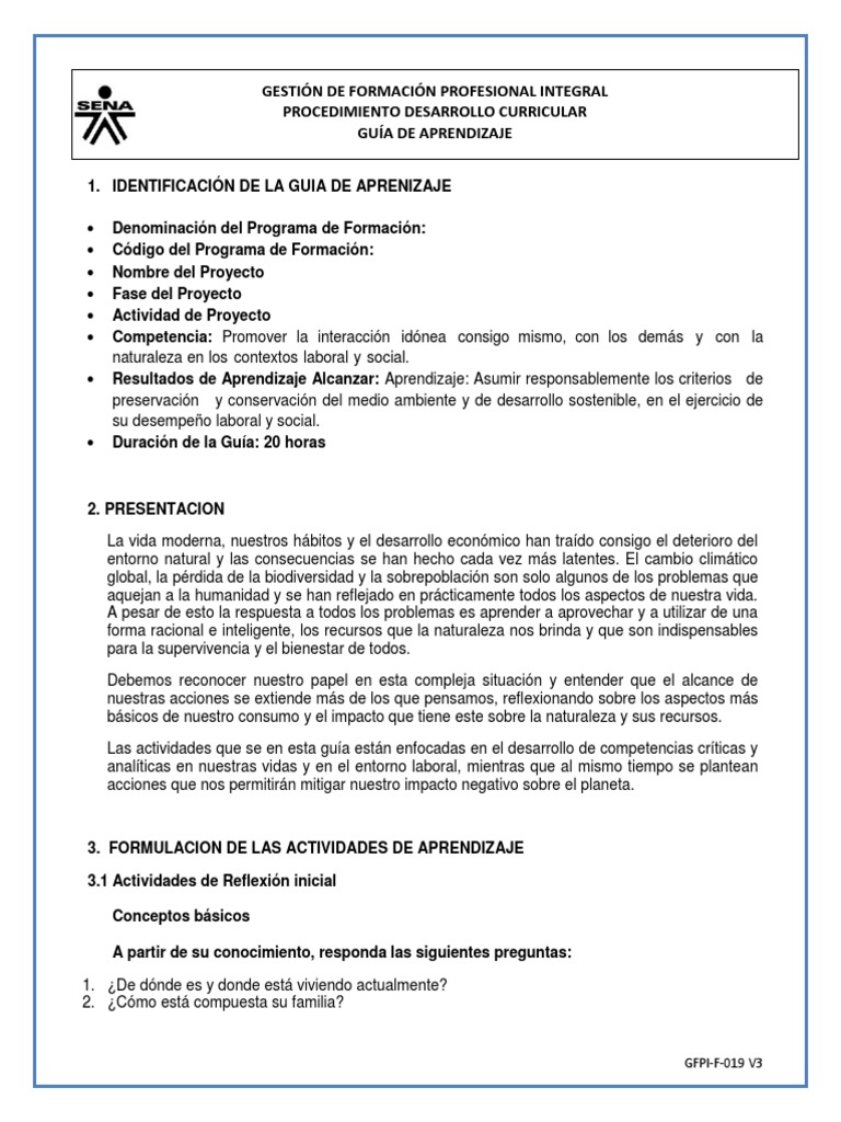 GFPI-F-019 - Guia - de - Aprendizaje Ambiental Tecnico (Camilo Rodriguez) | PDF | Grupo ...