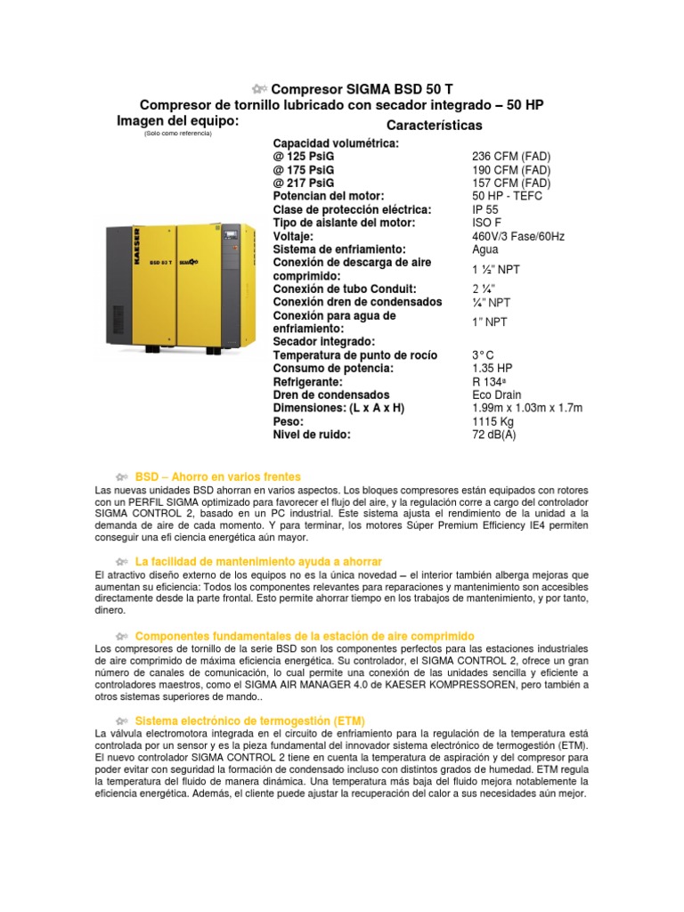 BSD 50 T (W) | PDF | Uso eficiente de energía | Electrónica