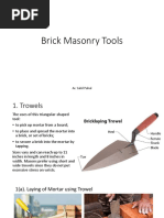 Masonry Tools | PDF | Masonry | Plaster