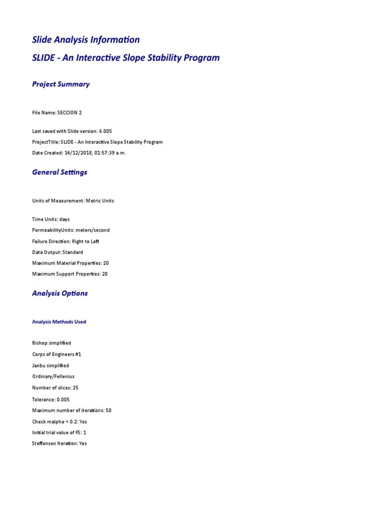 Interactive Slope Stability Analysis Tool | PDF | Applied And ...