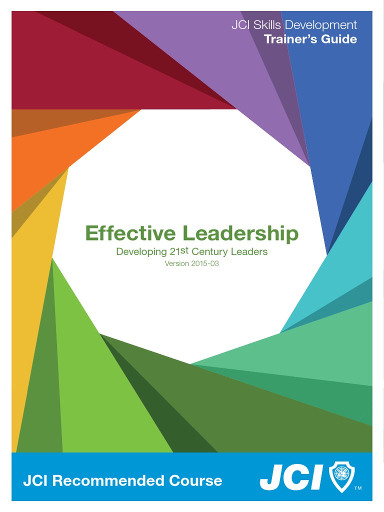 ENG Effective Leadership Trainers Guide | PDF | Courage | Goal