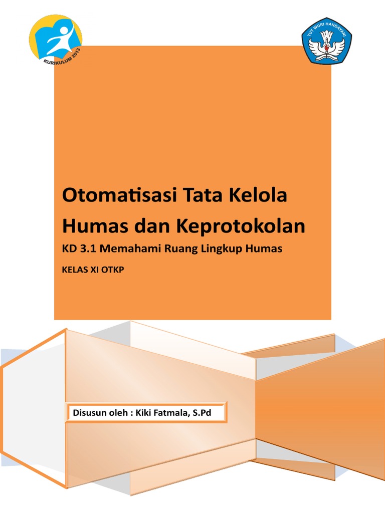 MODUL HUMAS KD 3.1 Ruang Lingkup Humas | PDF