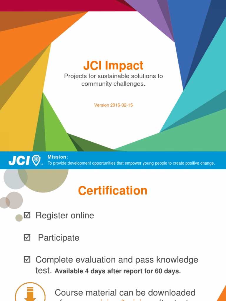 ENG JCI Impact Slides | PDF | Causality | Needs Assessment