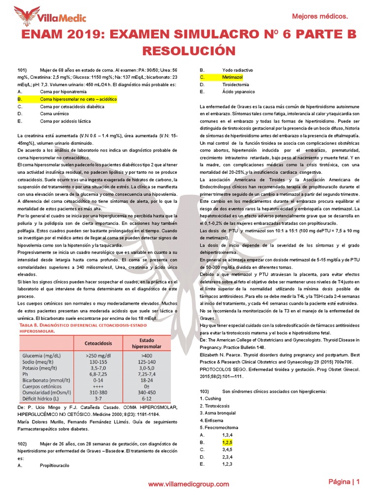 Diagnóstico y tratamiento en diabetes y tiroides | PDF | Enfermedad ...