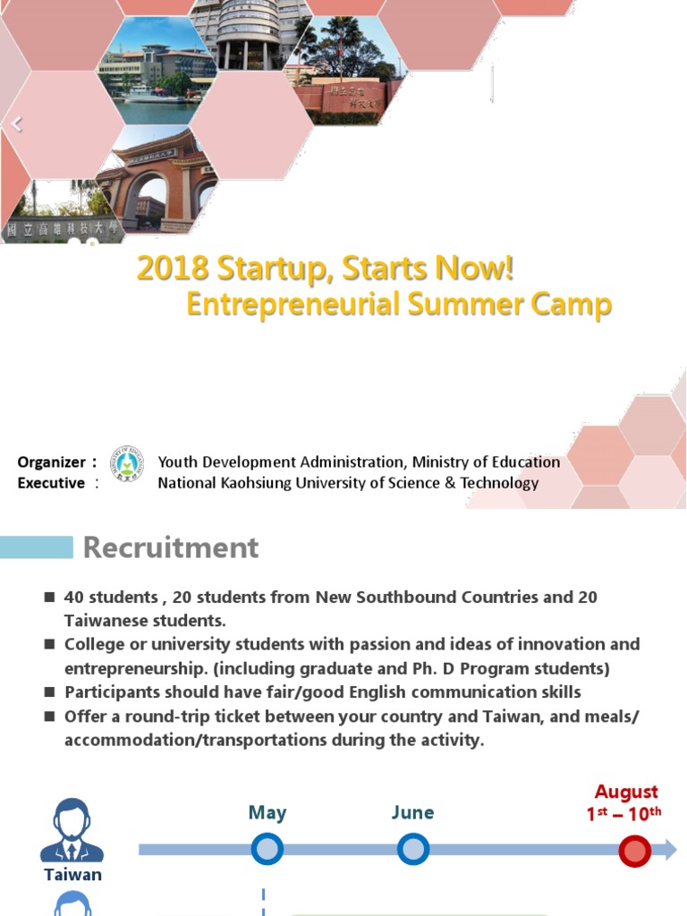 2018 Startup, Starts Now! 0501 (廣宣簡報-英文版) | PDF | Startup Company ...