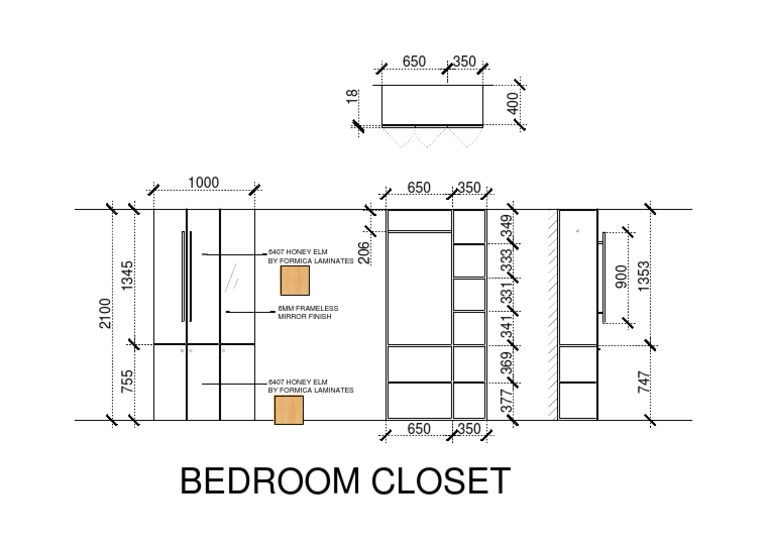 Bedroom Closet: 6407 Honey Elm by Formica Laminates | PDF