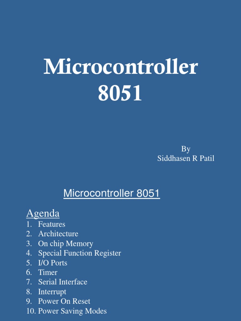 8051 Architecture | PDF | Microcontroller | Electrical Engineering 8051 Architecture | PDF | Microcontroller | Electrical Engineering