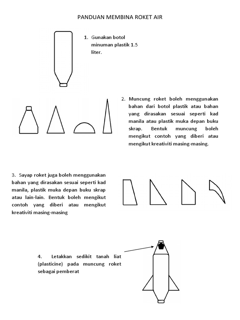 Cara Membuat Roket Air | PDF