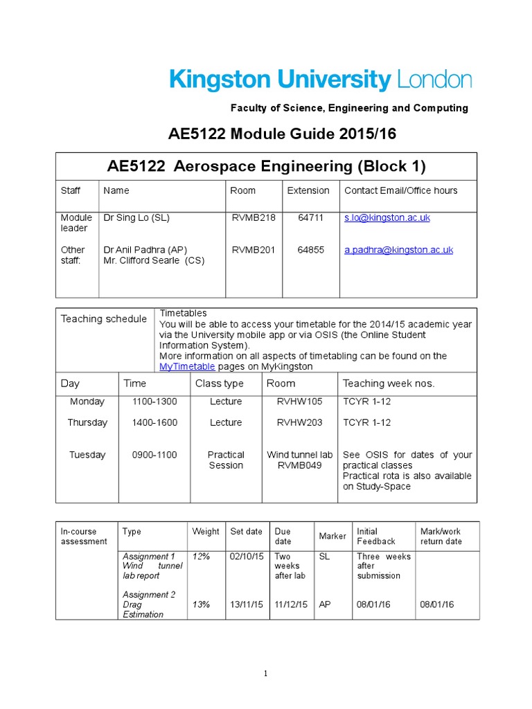 AE5122 Aerospace Engineering Guide | PDF | Aerodynamics | Rocket