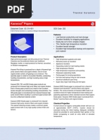 Kaowool S and Kaowool SZR Blankets Product Data Sheet | PDF | Thermal ...