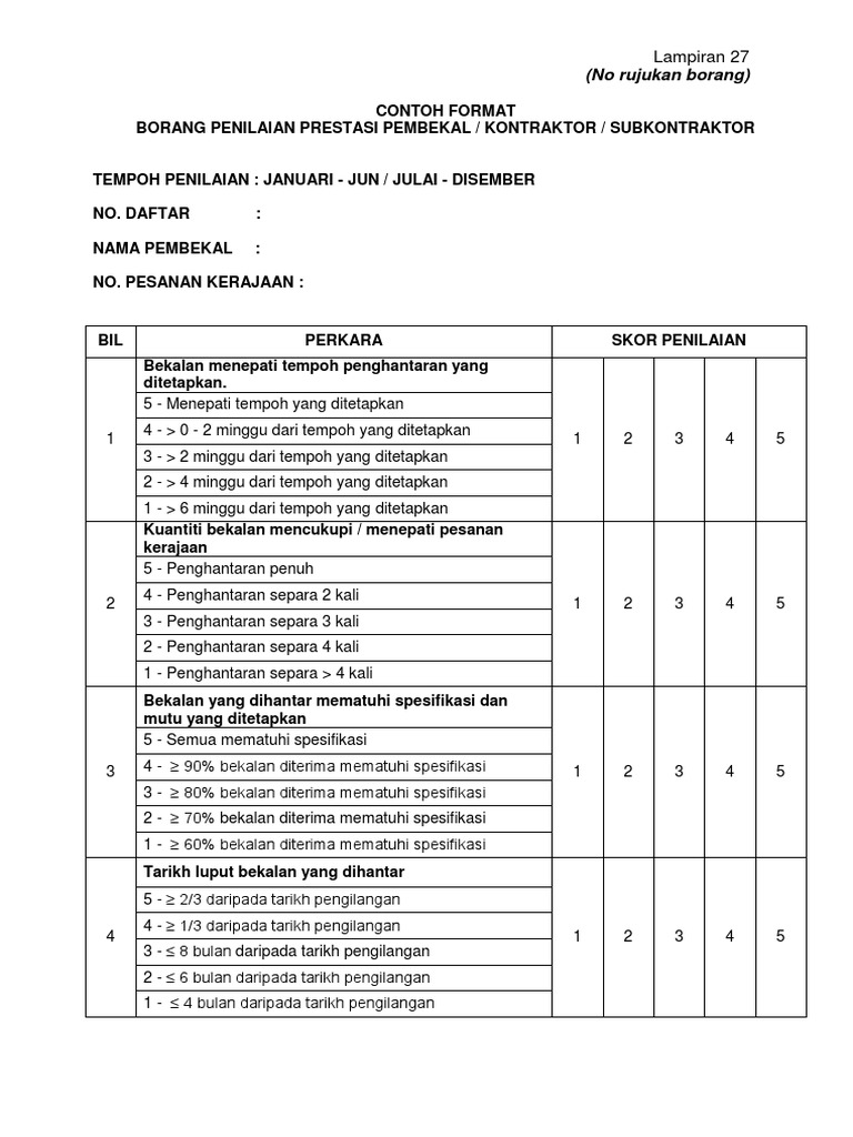 Contoh Mengisi Borang Laporan Penilaian Prestasi Moshims Contoh Porn Sex Picture