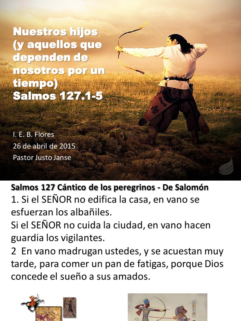 Salmo 127 | PDF | Arco y flecha | Jacob