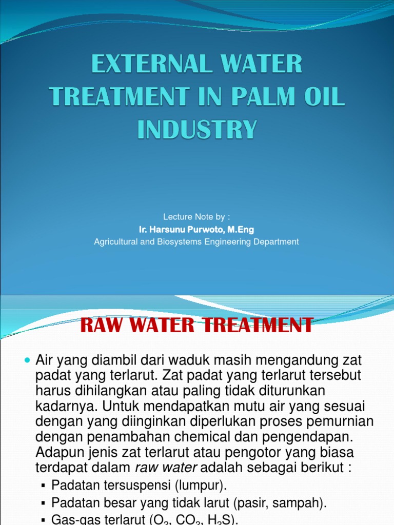 External Water Treatment | PDF