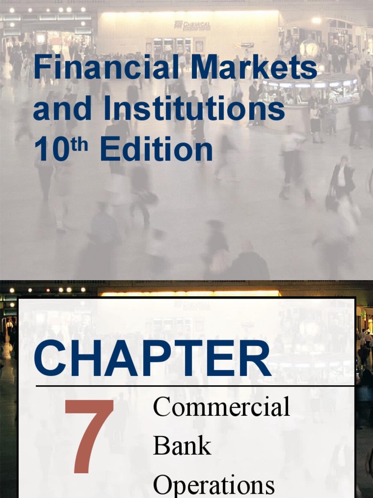Ch7-Commercial Bank Operations | PDF | Market Liquidity | Deposit Account