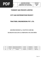 Method Statement For Pipeline Stringing | PDF | Pipe (Fluid Conveyance) | Quality Assurance