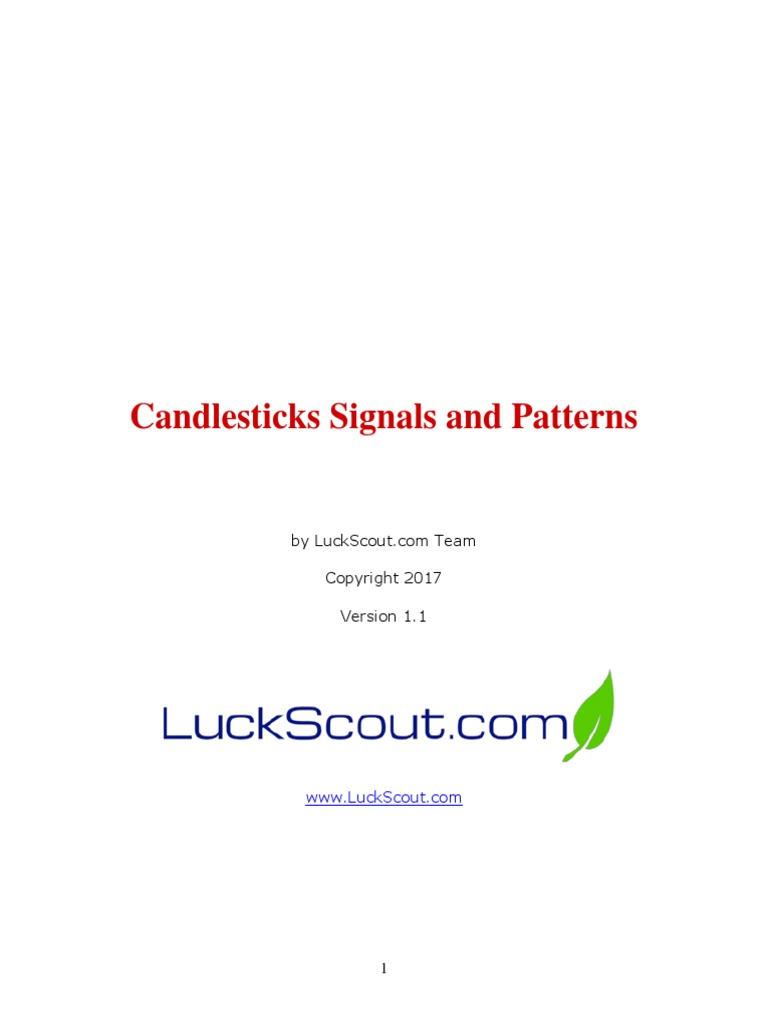 Candlesticks Signals and Patterns PDF | PDF | Market Trend | Stock Market