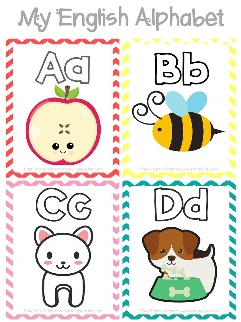 My ENGLISH ALPHABET | PDF