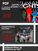 Bill of Rights Tagalog | PDF