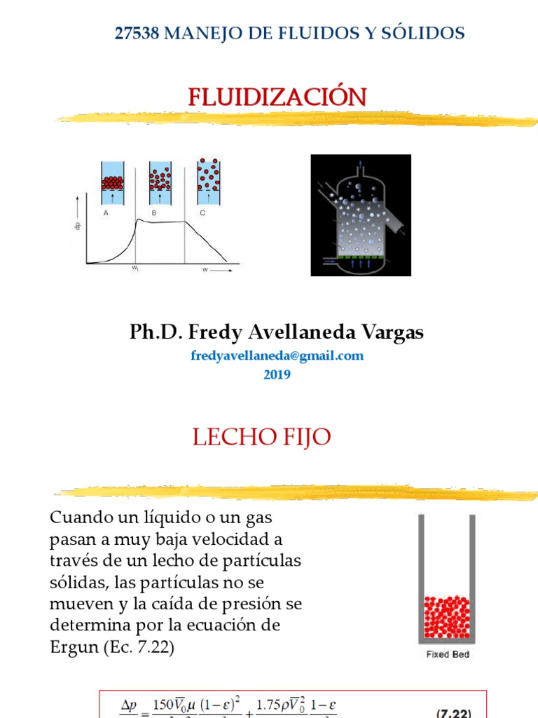 Fluidización FAV | PDF | Fluidización | Fluido