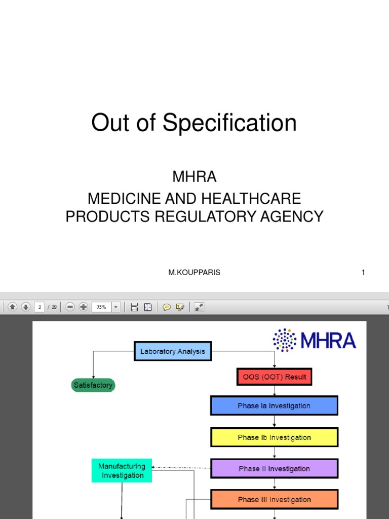 Out of Specifications I | PDF | Outlier | Statistical Hypothesis Testing