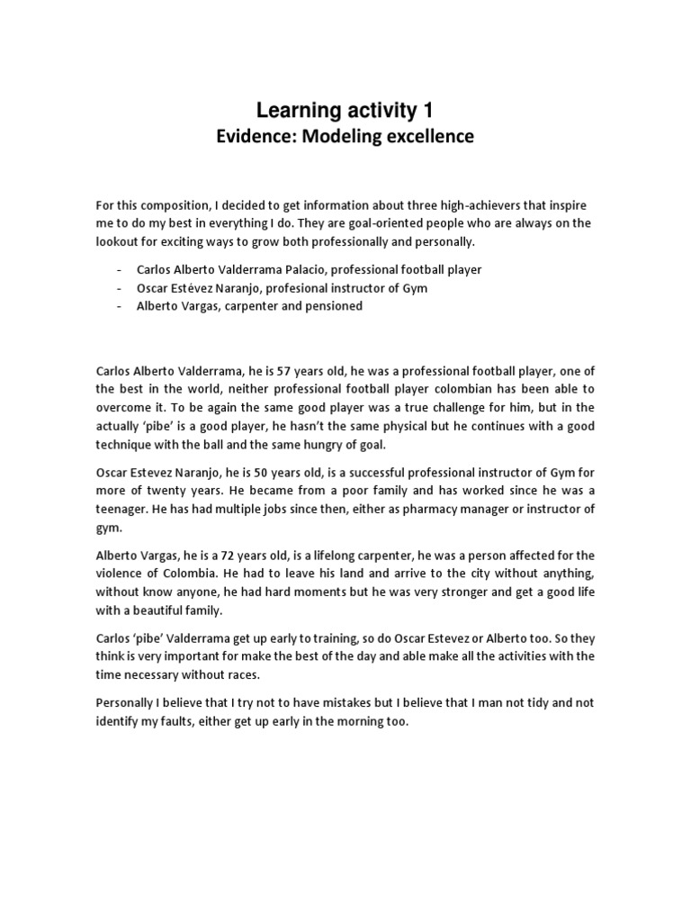 Evidence Model Excelent | PDF | Behavior Modification | Cognition