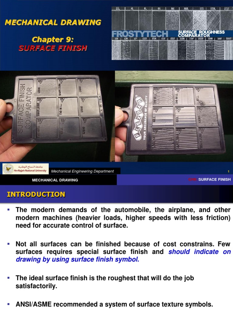 Surface Finish Symbols in Engineering Drawings | PDF | Surface ...