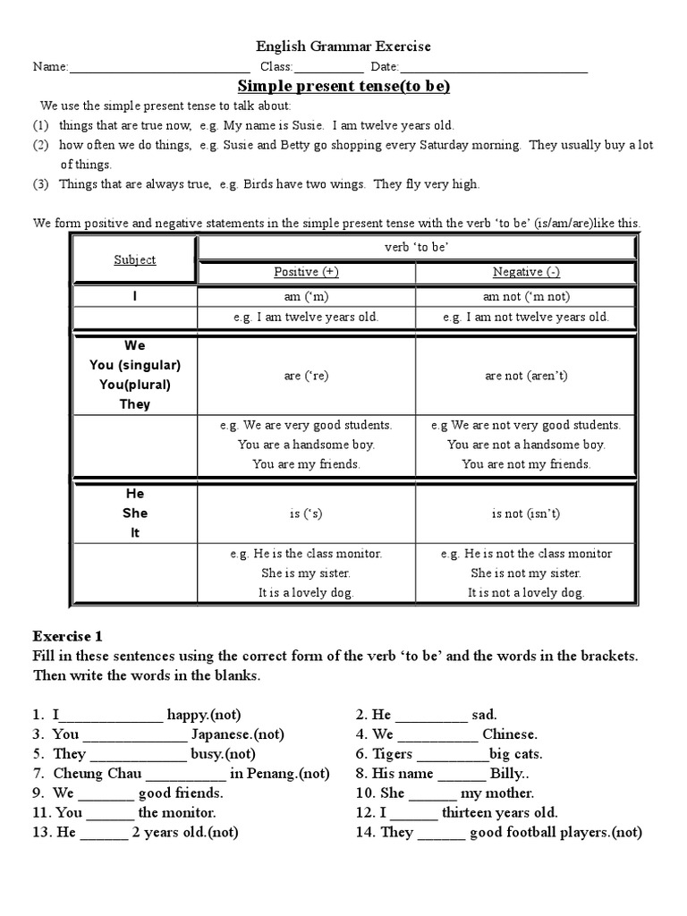 Simple Present Tense | PDF | Question | Verb