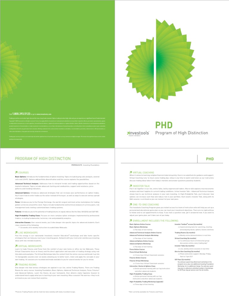 Program of High Distinction | Download Free PDF | Technical Analysis ...