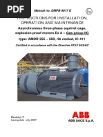 Motores Flender PFT | PDF | Electric Motor | Transmission (Mechanics)