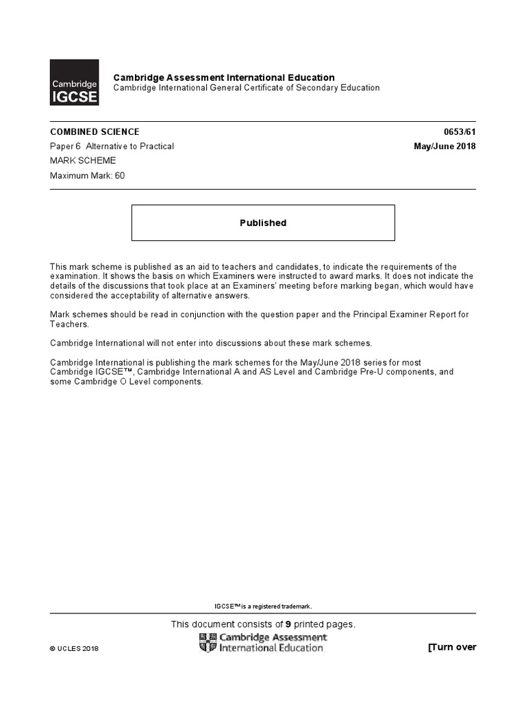 201combined Science Paper 6 Answer | PDF | Filtration | Chemistry