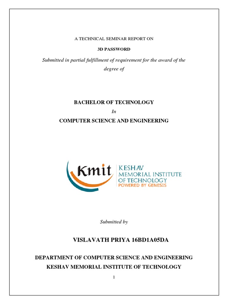 Virtual Reality Technical Seminar Report | PDF | Oculus Vr | Virtual ...