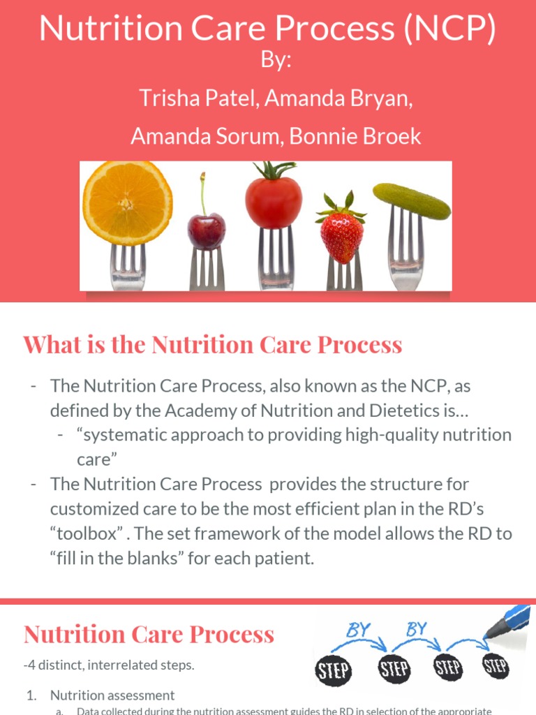 Nutrition Care Process | PDF | Nutrition | Diet & Nutrition