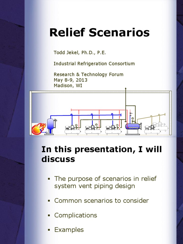 Relief Scenarios | PDF | Valve | Continuum Mechanics