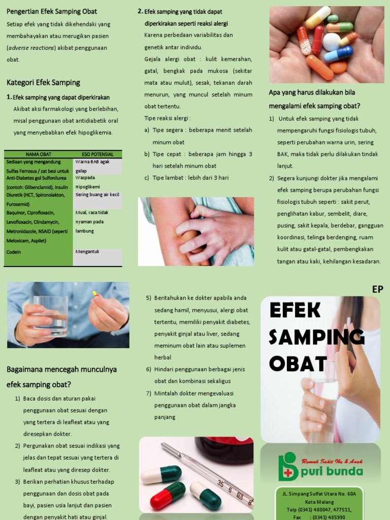 Efek Samping Obat dan Pencegahannya | PDF
