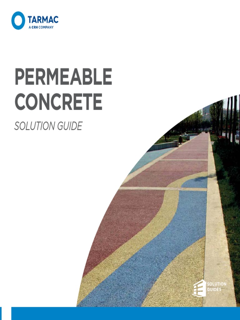 Permeable Concrete Solution Guide | PDF | Road Surface | Concrete