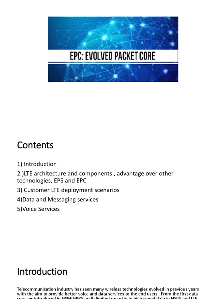 Packet Core | PDF | Lte (Telecommunication) | Ip Multimedia Subsystem