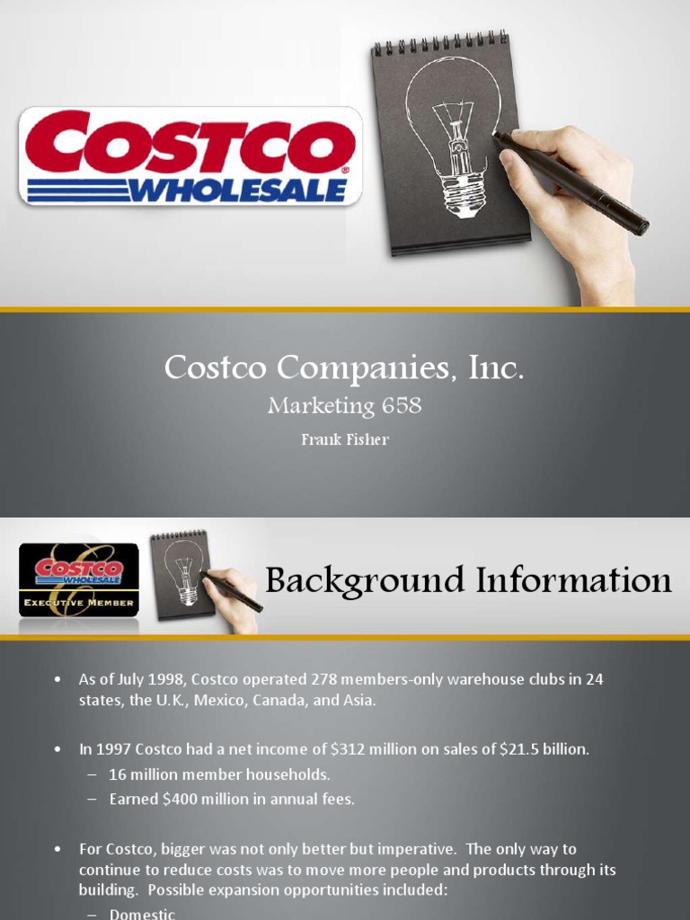 Costco Companies, Inc.: Marketing 658 | PDF | Costco | Supply Chain