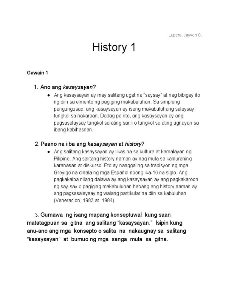 History 1 | PDF