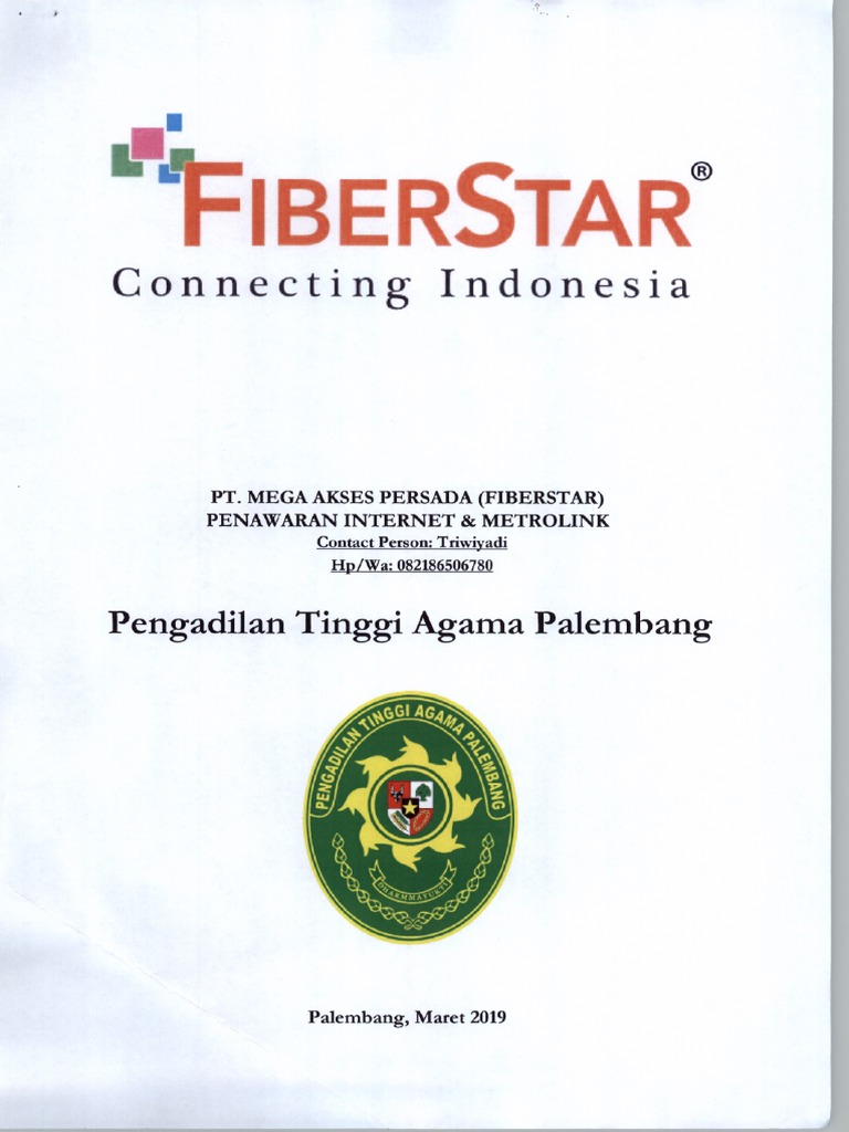 Penawaran Fiberstar | PDF