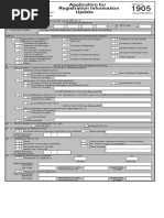 BIR Form 1905 PDF | PDF