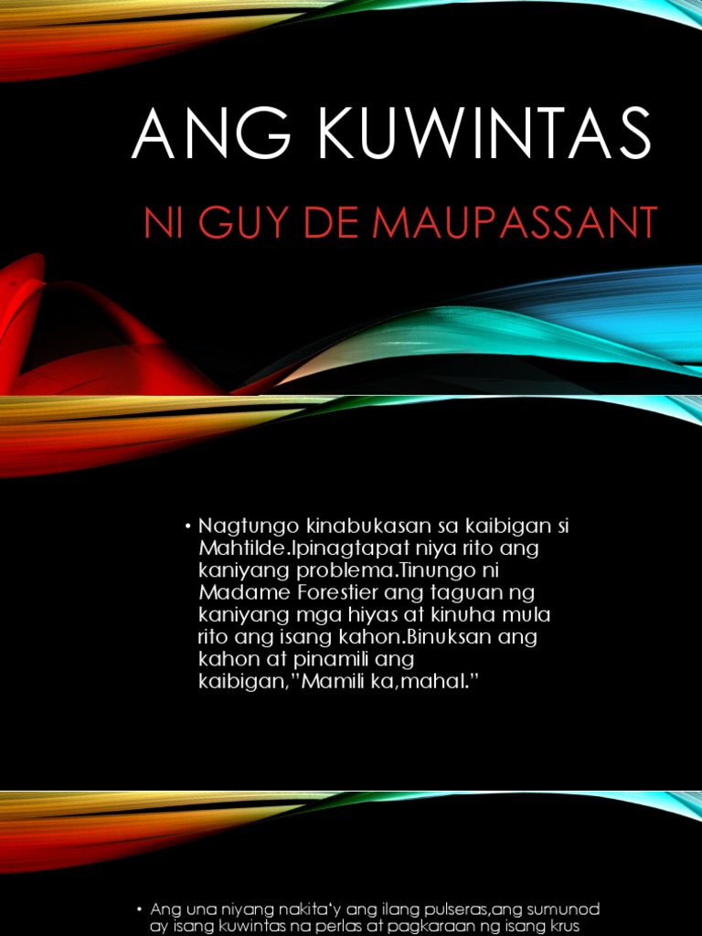 Ang Kuwintas | PDF