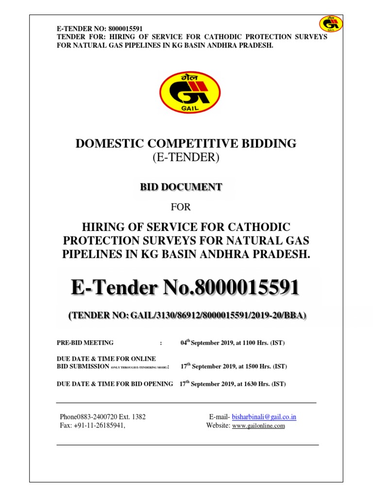 GAIL Tender | PDF | Guarantee | Legal Concepts