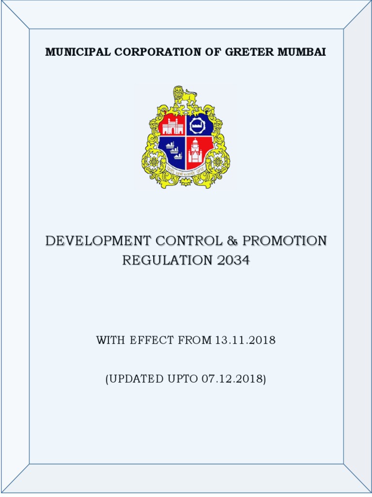 Final DCPR 2034 COMPILED PDF | PDF | Zoning | Urban Renewal